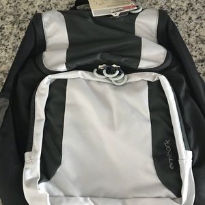 Embark | Bags | Embark Oversized Jartop Backpack Grey Black New | Poshmark